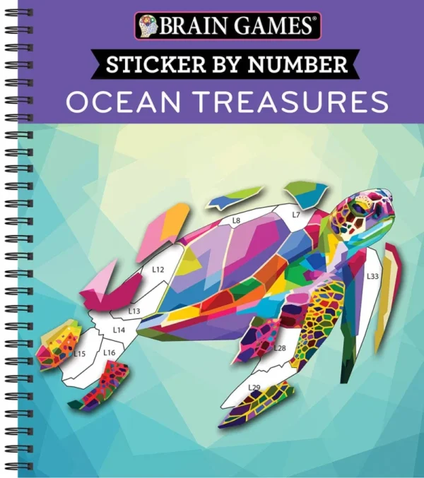 Brain Games Sticker by Number - Sophia Institute Press
